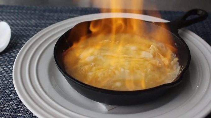 Flaming Greek Cheese Recipe - AllSpice Blog