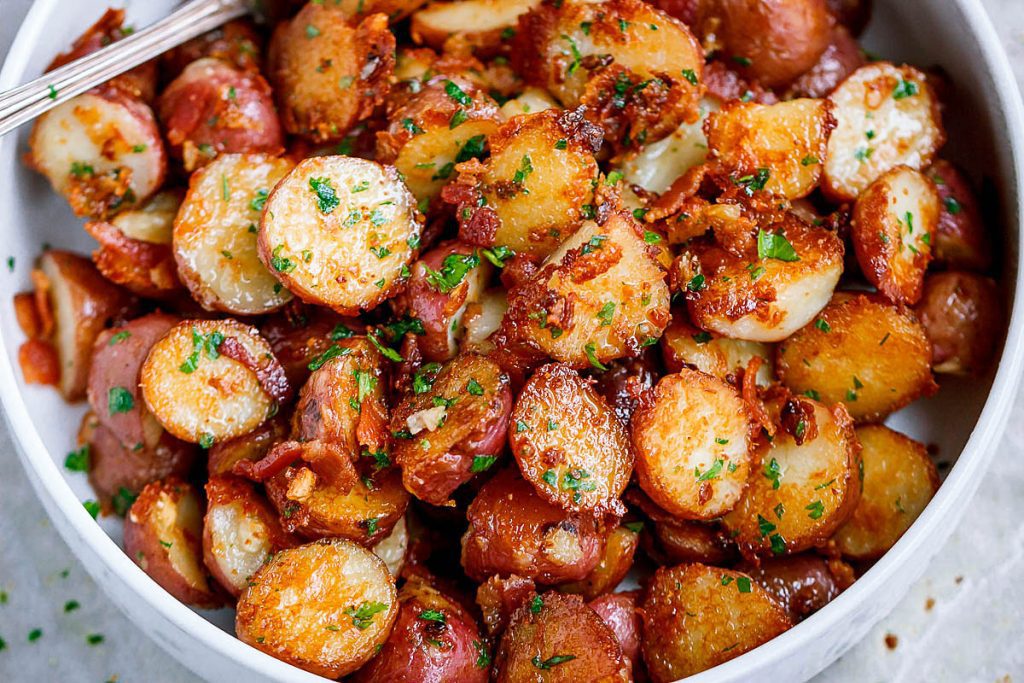 Simple Garlic Roasted Potatoes Recipe - AllSpice Blog